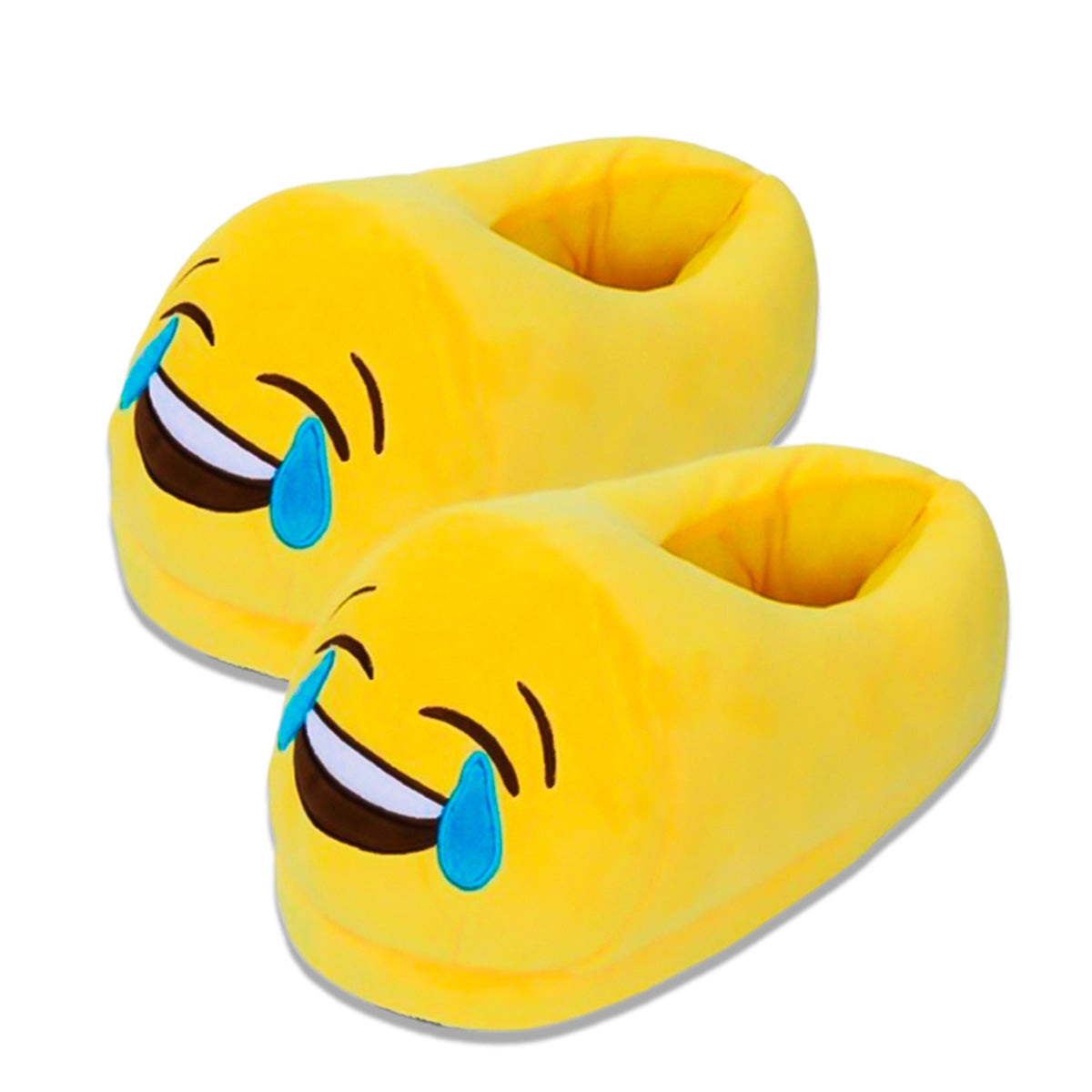 Laughing Emoji Slippers: Playful Comfort with a Smile – TicknBuy